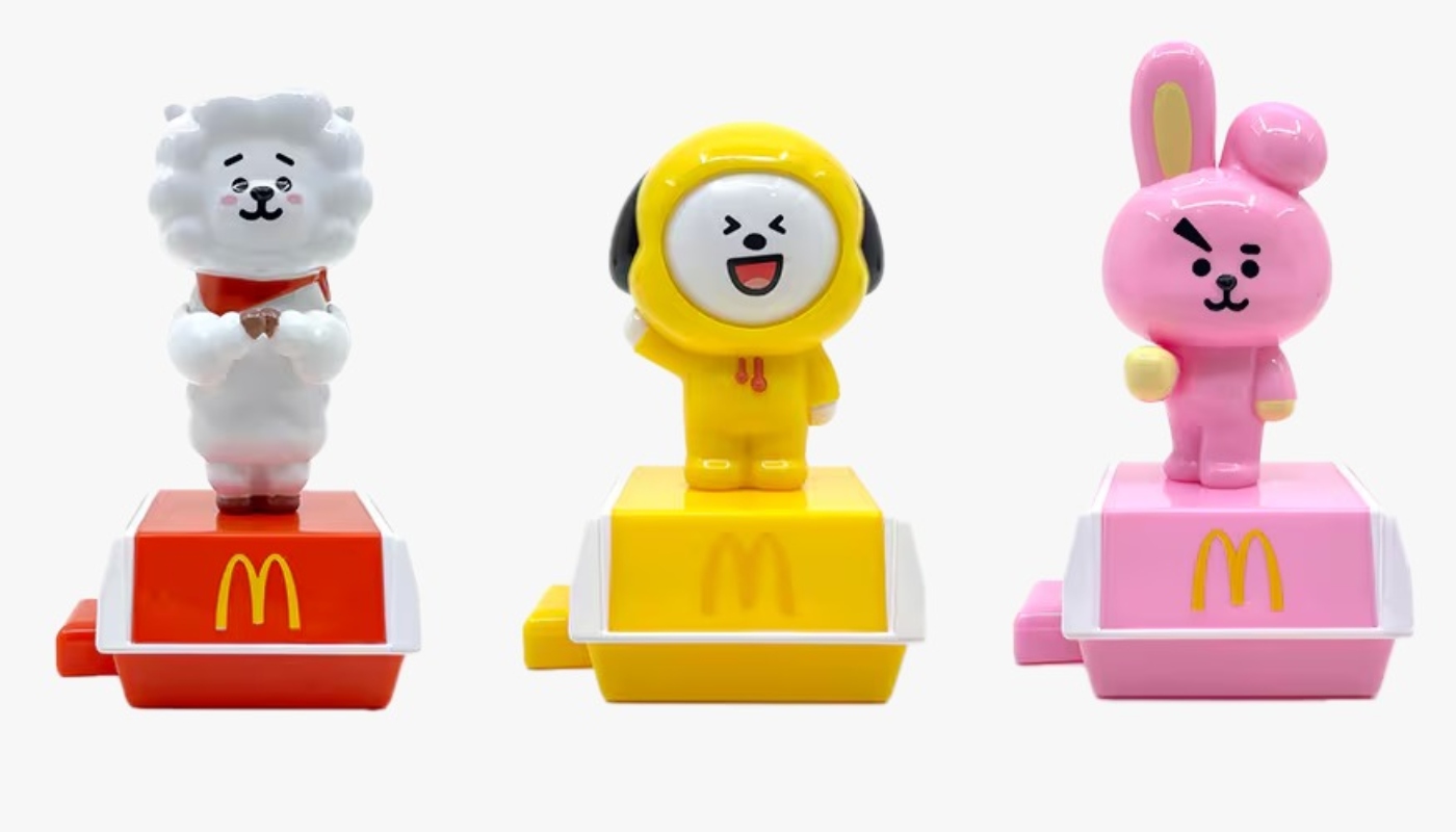 BTS no Mc: rede lança combo especial e brindes de mascotes - Delicioso